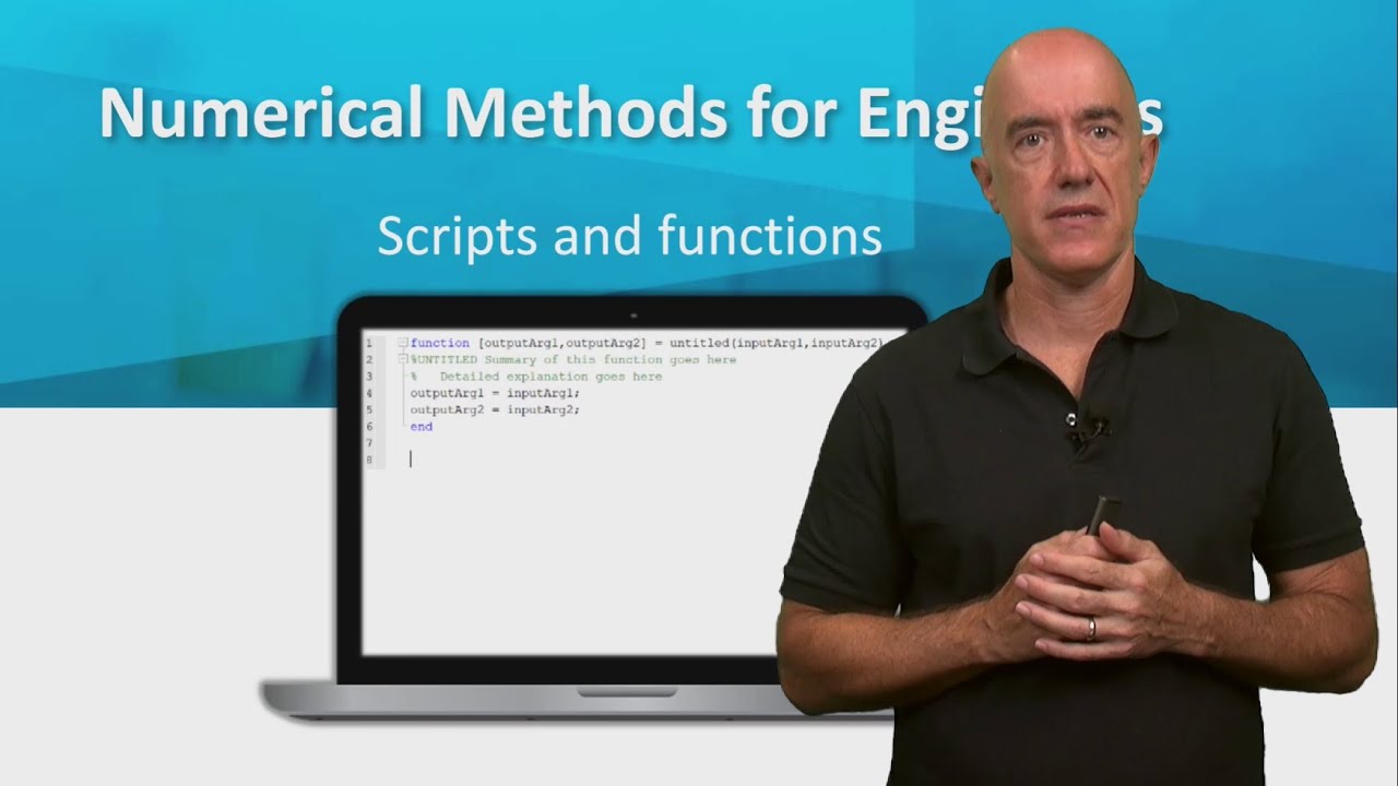 Scripts And Functions In Matlab Lecture 4 Numerical Methods For