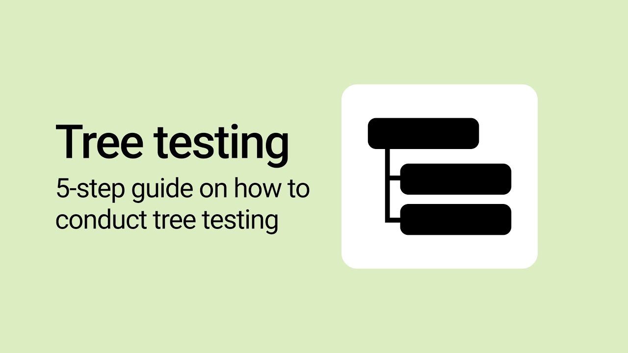 Tree Testing In Product Design Youtube
