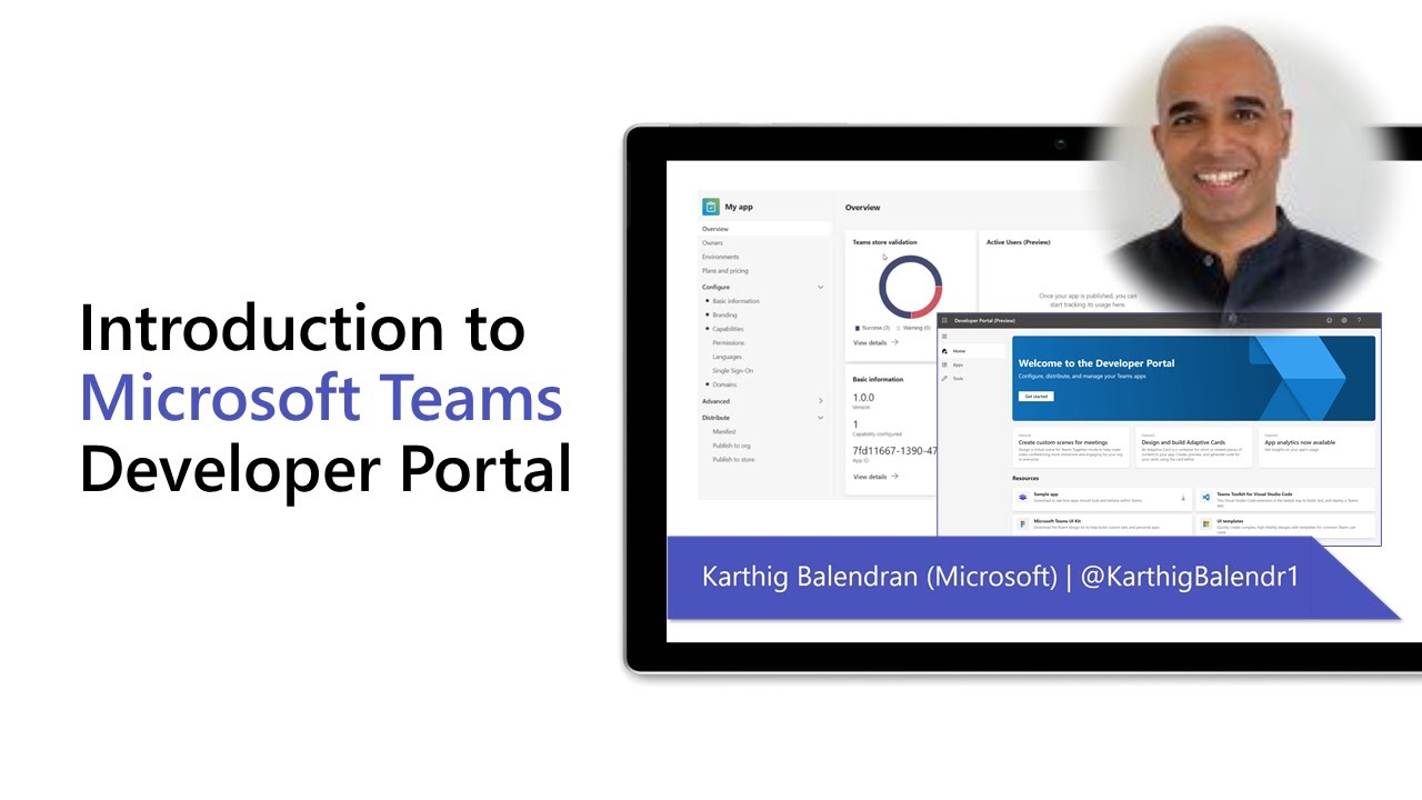 Introduction To Microsoft Teams Developer Portal Youtube