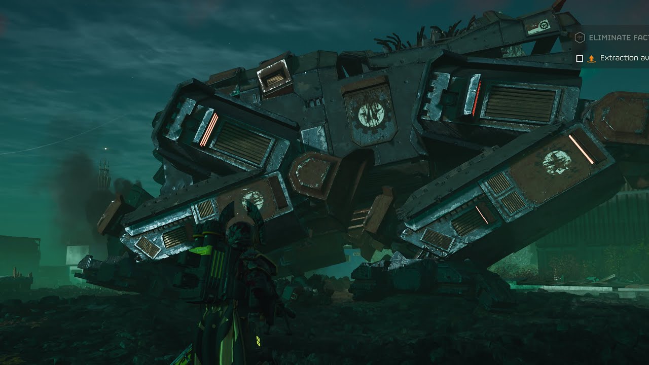Helldivers 2 Our First Encounter With A Factory Strider Youtube