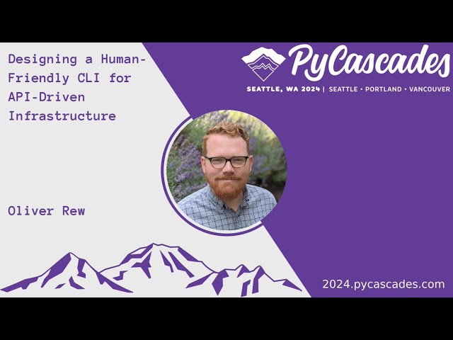 Pyvideo Org Designing A Human Friendly Cli For Api Driven Infrastructure