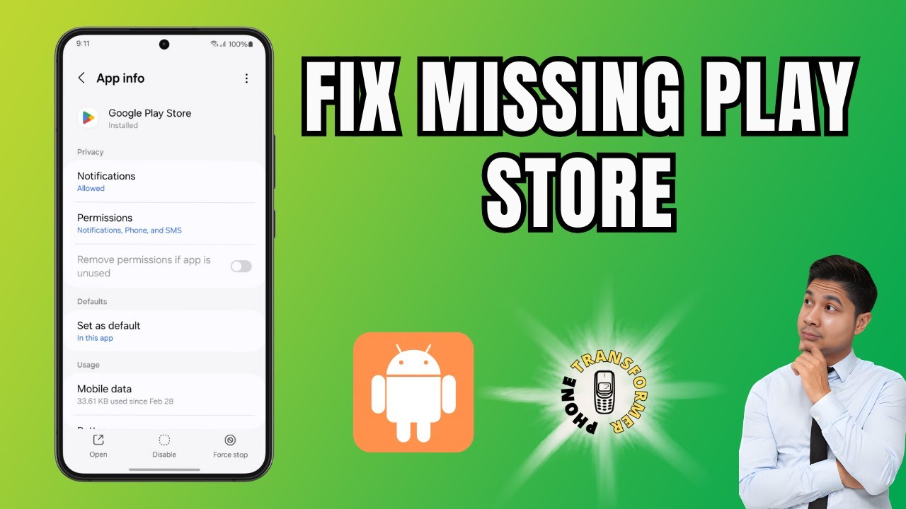 How To Fix Missing Google Play Store For Android Full Guide In 2025