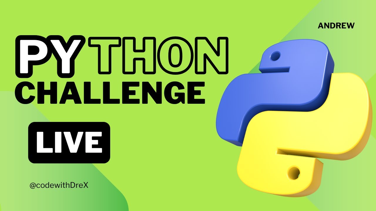 Python Challenge For Beginners Python Exercises Coding Challenge