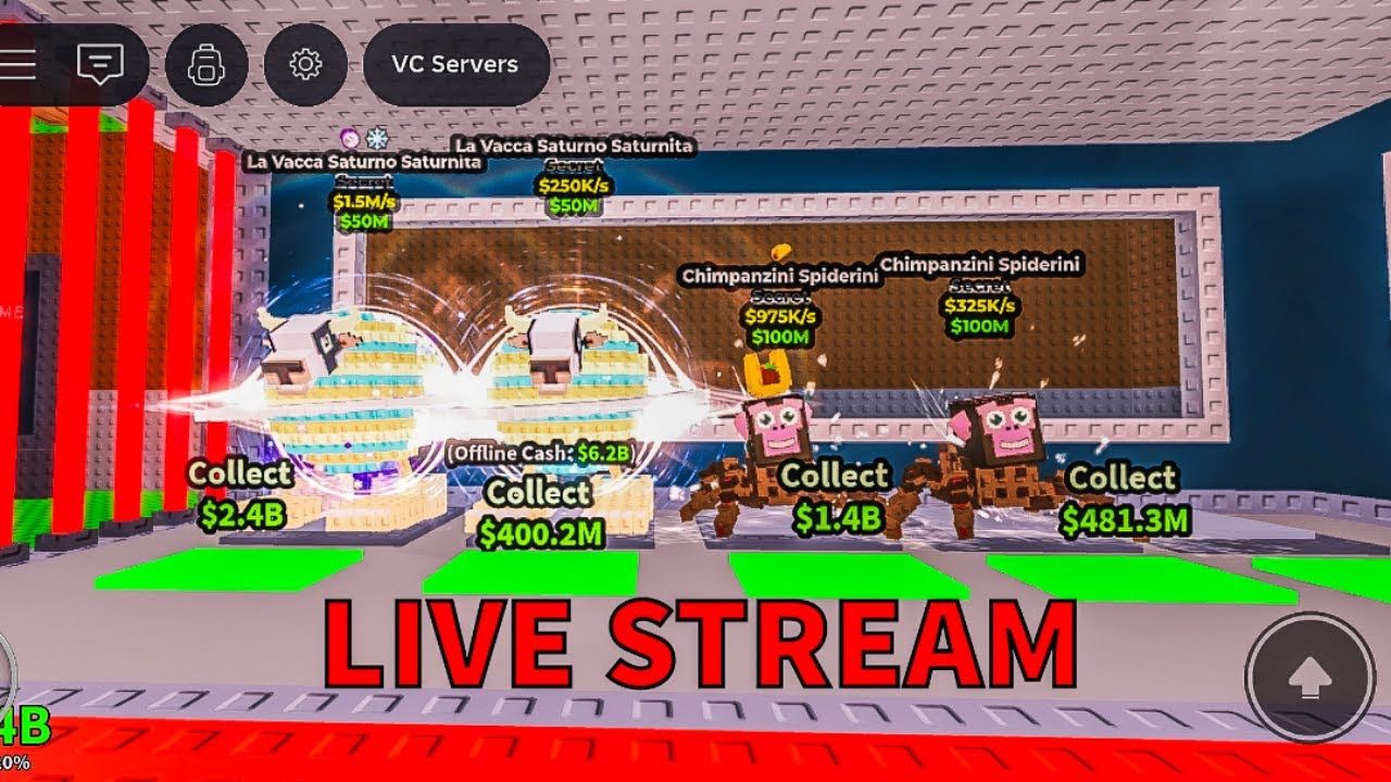 рџ ґsteal A Brainrot Live Youtube