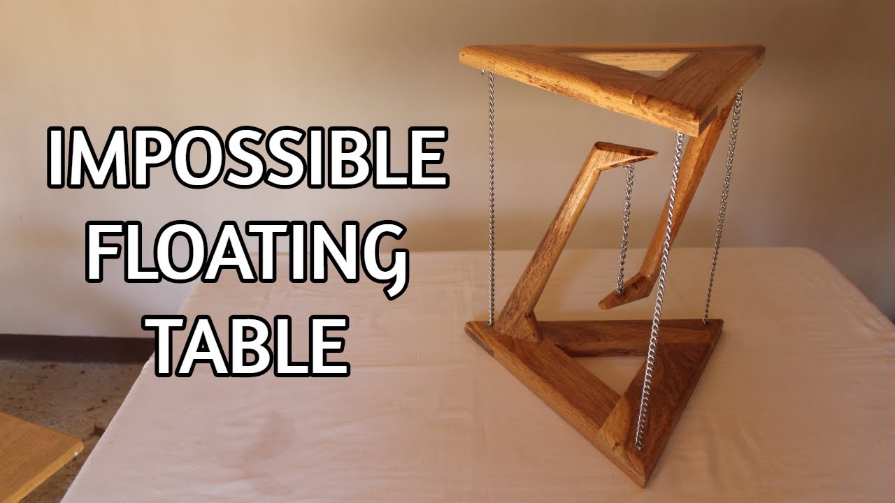 Make An Impossible Floating Table Tensegrity Table Youtube