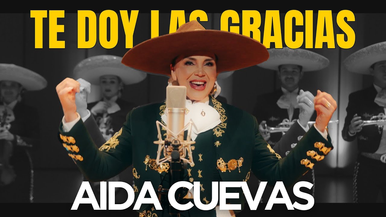 Te Doy Las Gracias Aida Cuevas Official Video Youtube