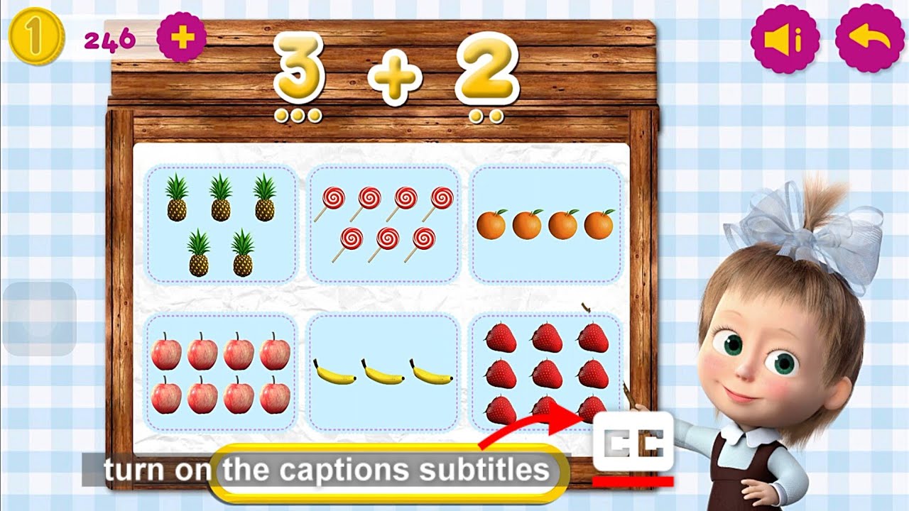 Masha And The Bear 123 Official Tap Tap Tales Games To Play