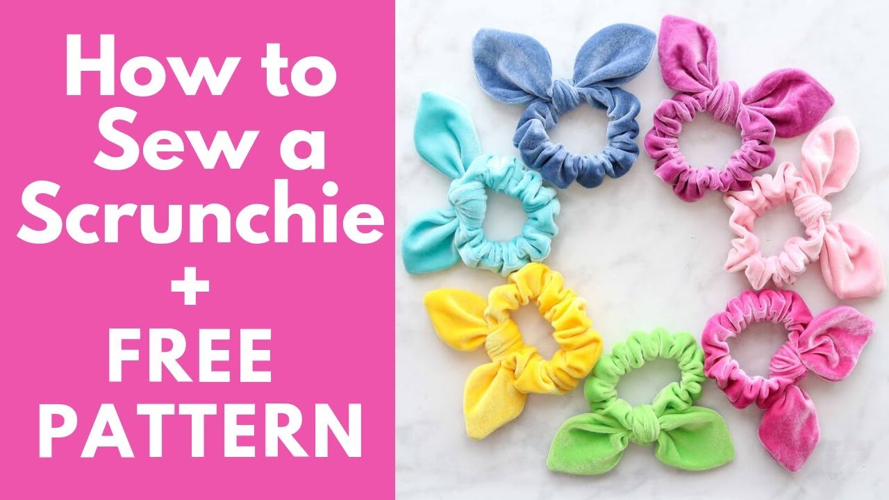 Diy How To Sew A Scrunchie 6 Different Ways Youtube