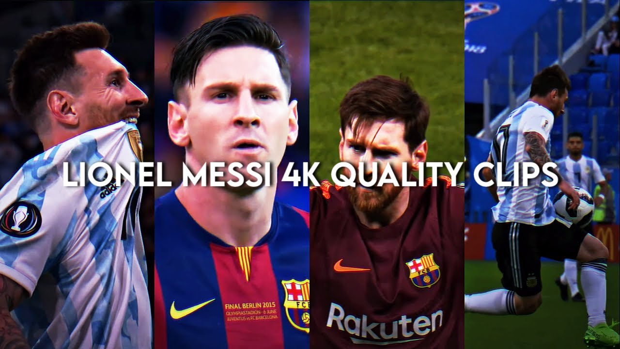 Messi Rare Clips Scenepack 4k Youtube