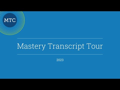 Mastery Transcript Tour Youtube