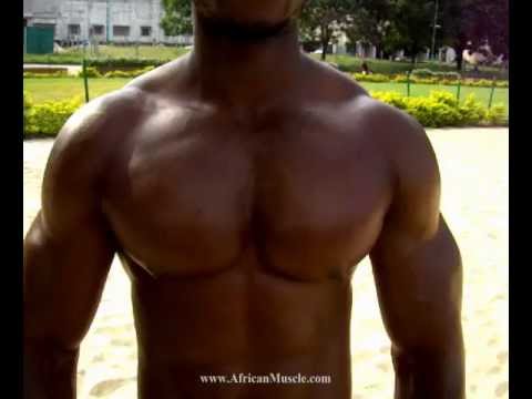 African Bodybuilders Bouncing Pecs Youtube