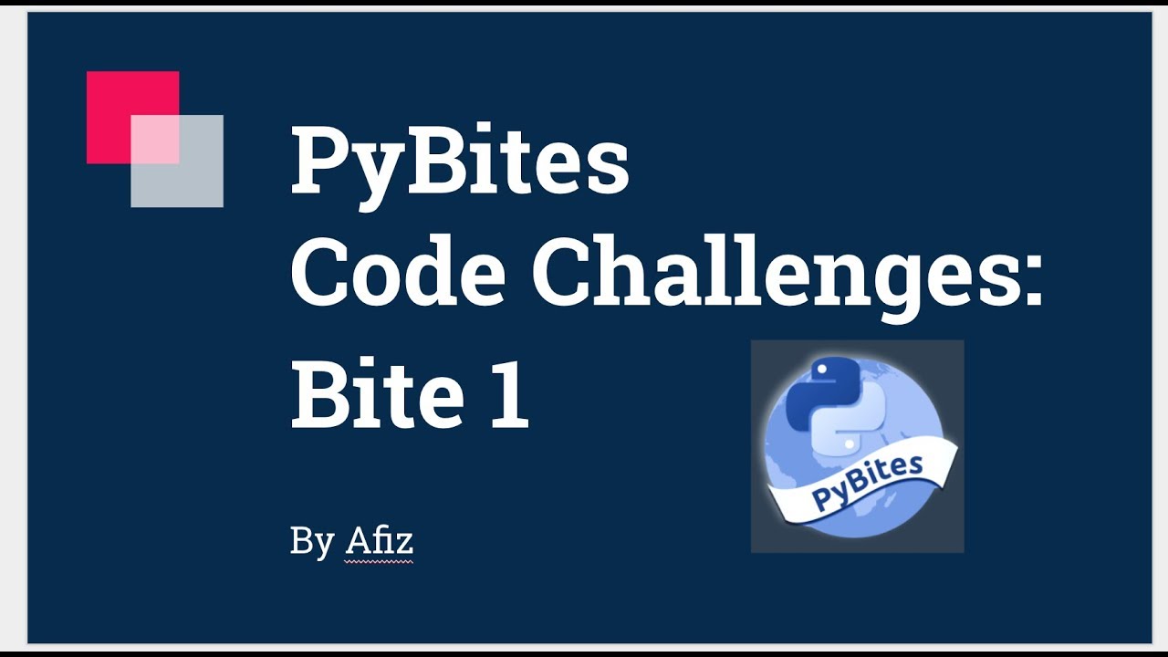 Pybites Code Challenges Bite 1 Sum N Numbers Youtube