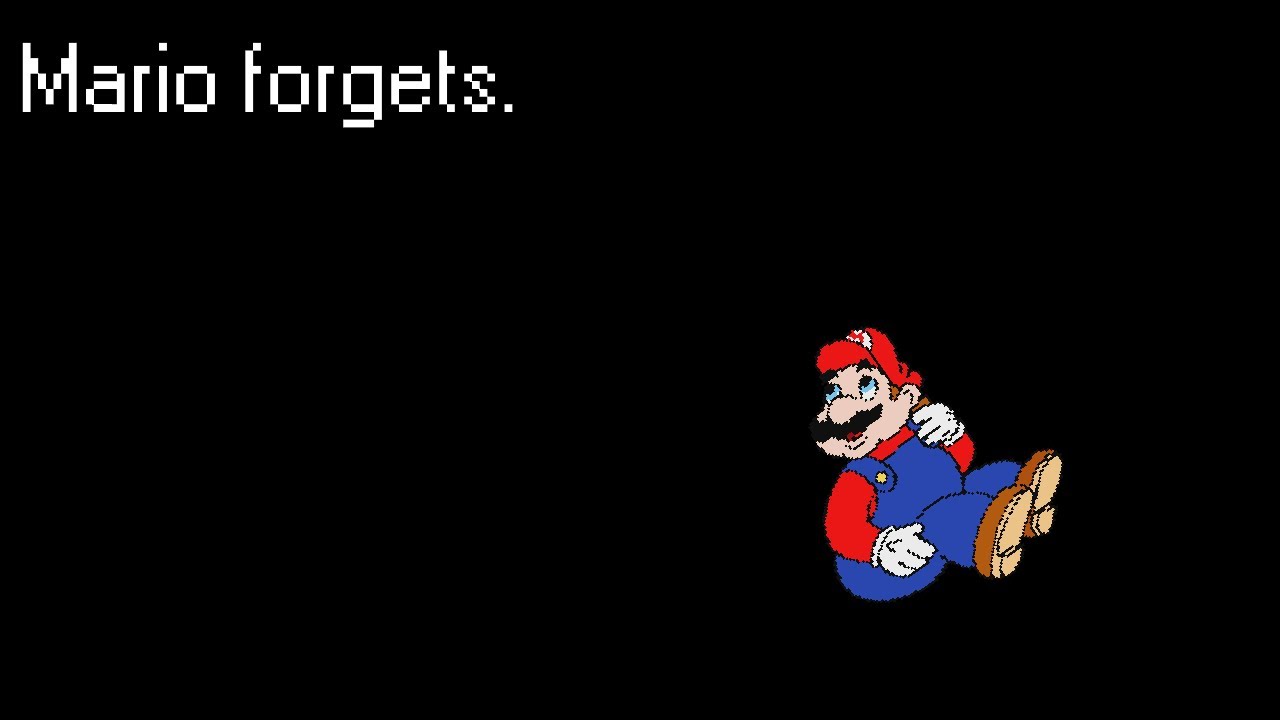 Mario Forgets Youtube