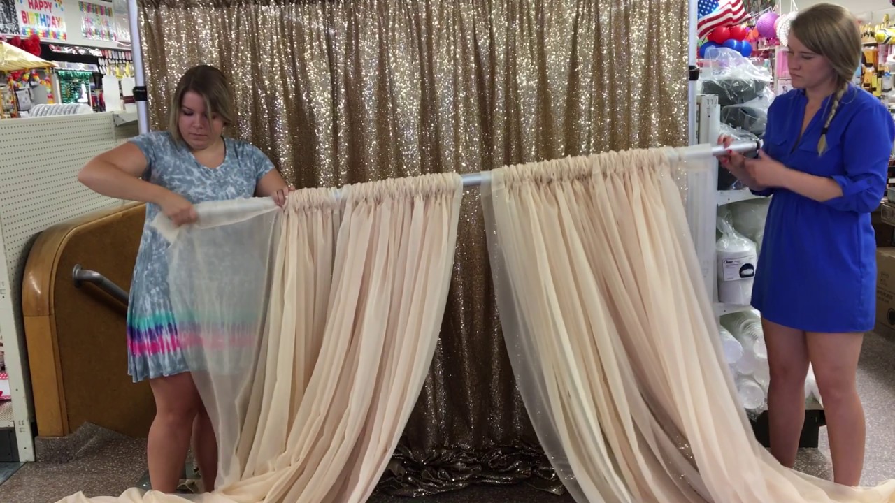 How To Set Up A Double Backdrop Youtube