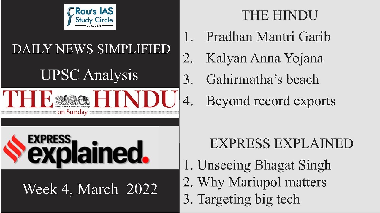 The Hindu Analysis 27 March 2022 Daily Current Affairs For Upsc Ias