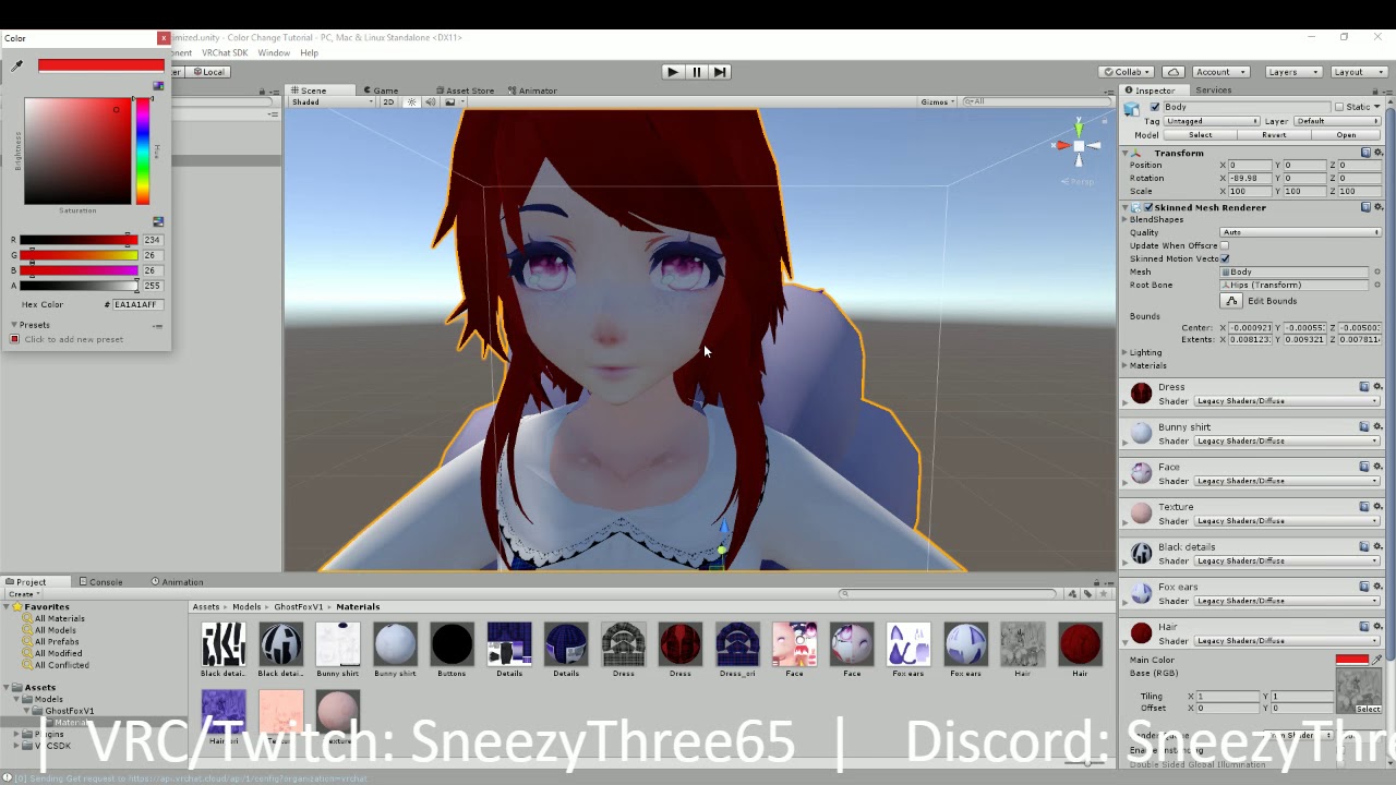Vrchat Avatar Tutorial Unity 2017415f1