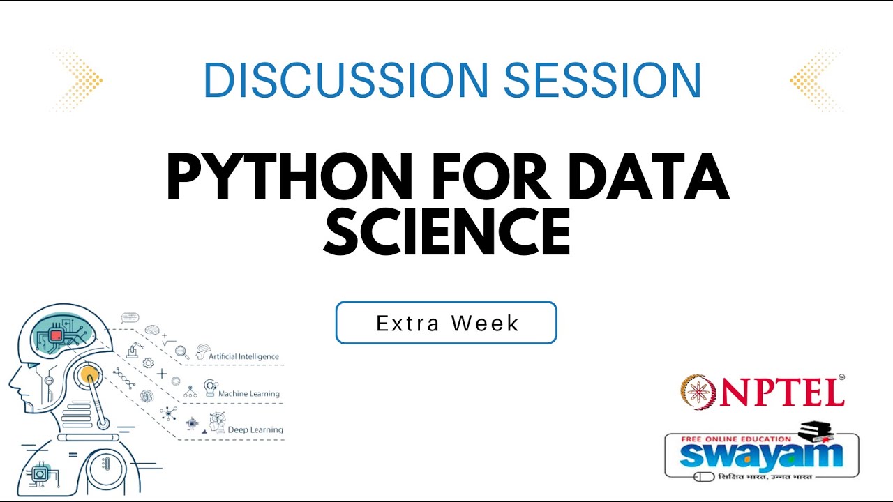 Live Session For The Nptel Course On Python For Data Science 2025