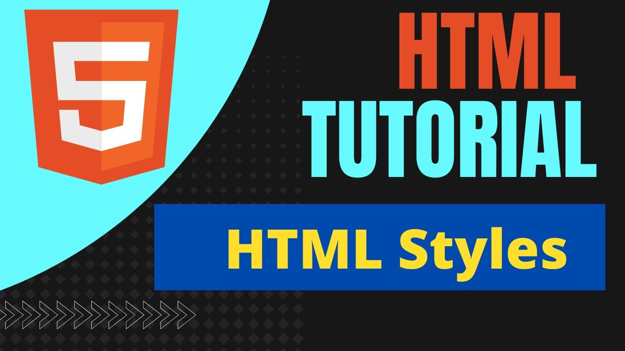 Html Styles Attribute Html Tutorial For Beginners Youtube