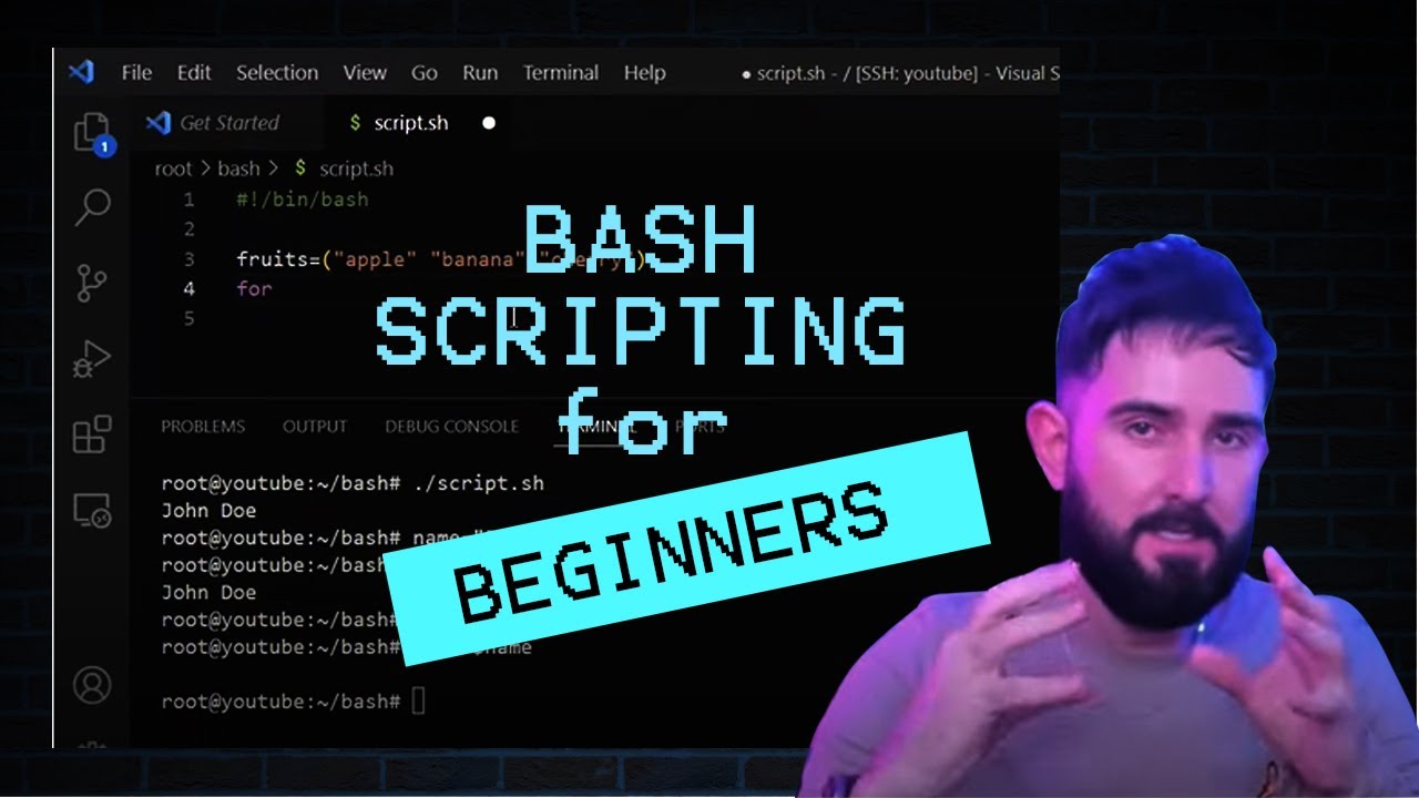 Bash Scripting For Beginners Learn The Fundamentals Youtube