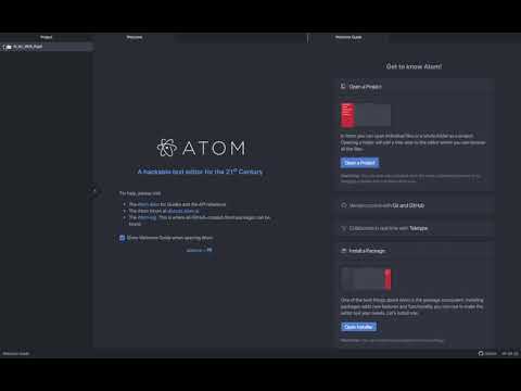 Python Environment Setup Atom Ide Youtube