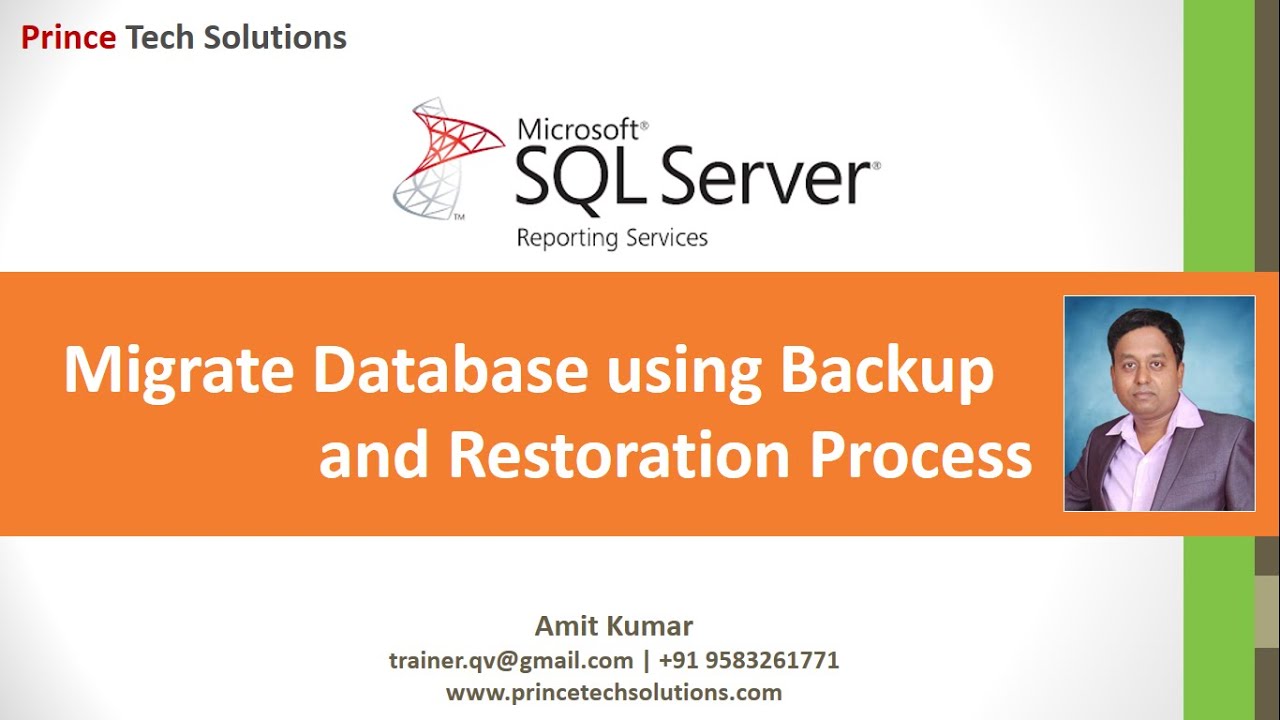 Sql Server Tutorial Migrate Database In Sql Server Using Backup And