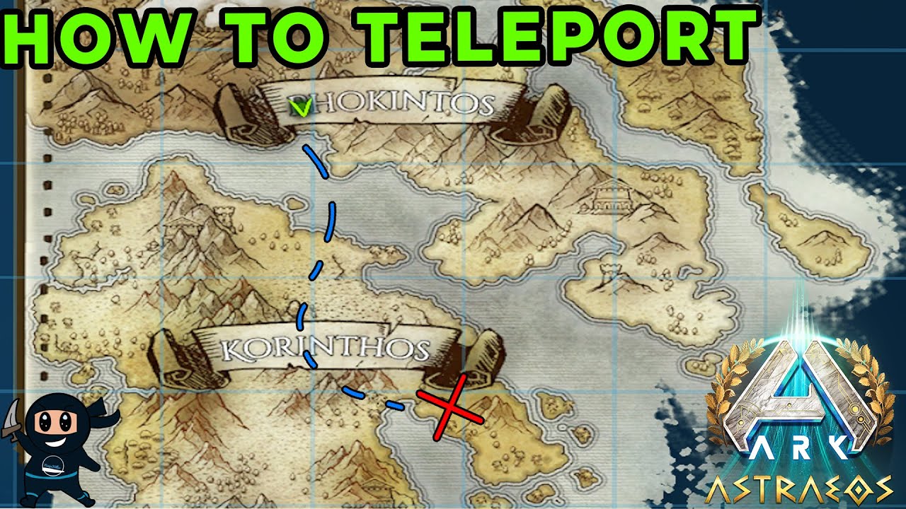 How To Fast Travel On Astraeos In Ark Ascended Mod Map Youtube