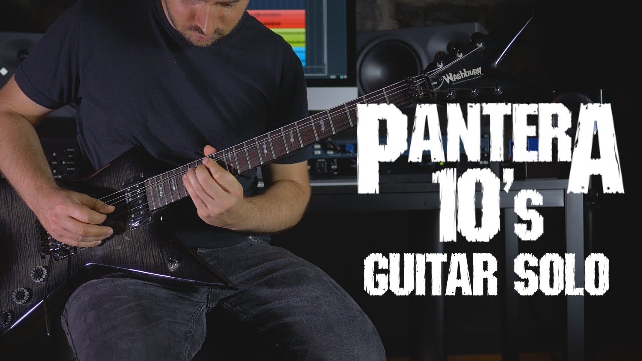 Dimebag 10 S Guitar Solo Pantera Youtube