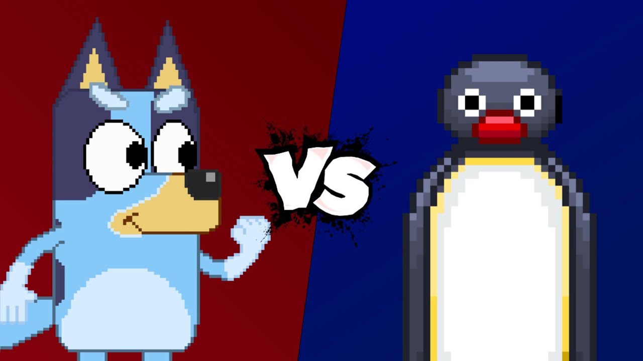Mugen Battle Bluey Vs Pingu Youtube
