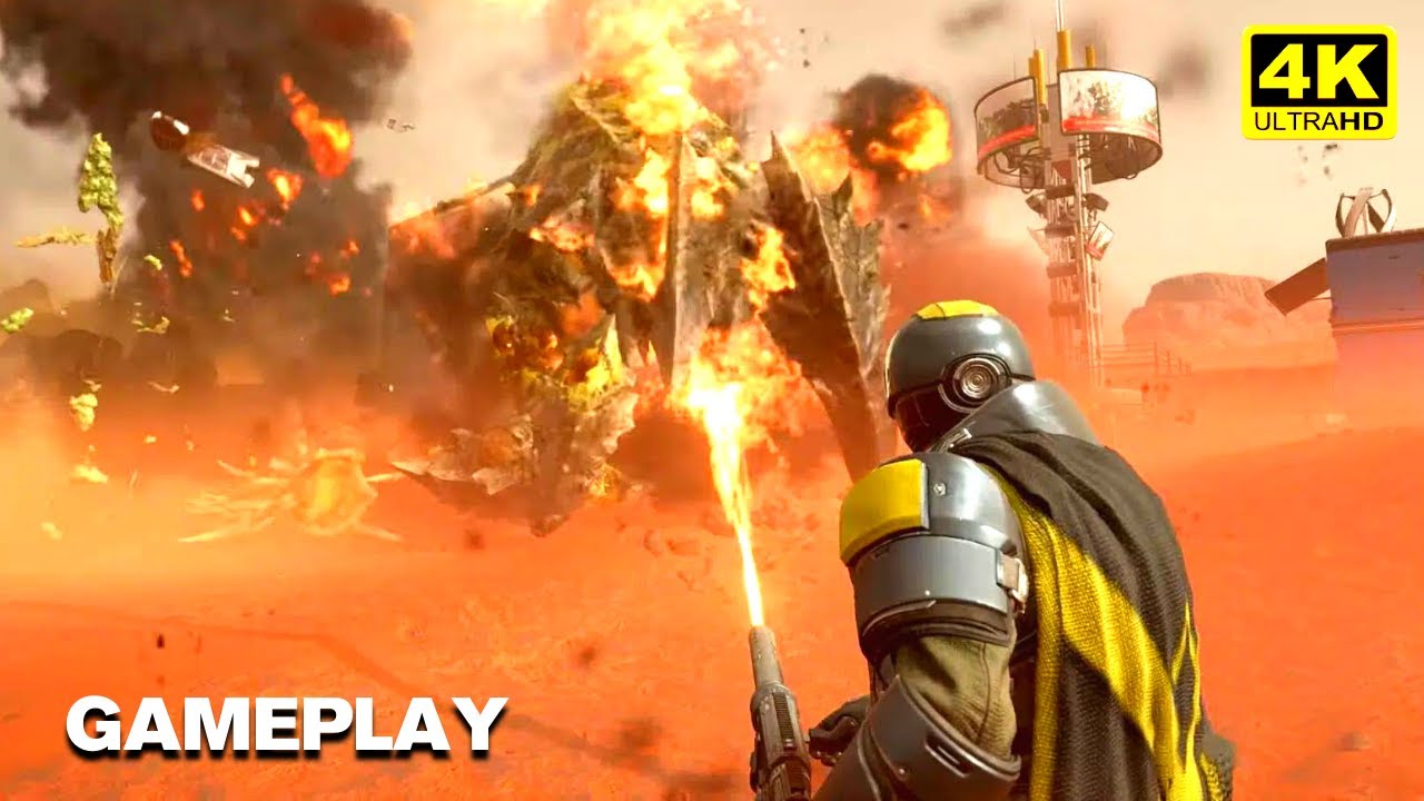 Helldivers 2 New Official Gameplay Demo 4k Youtube