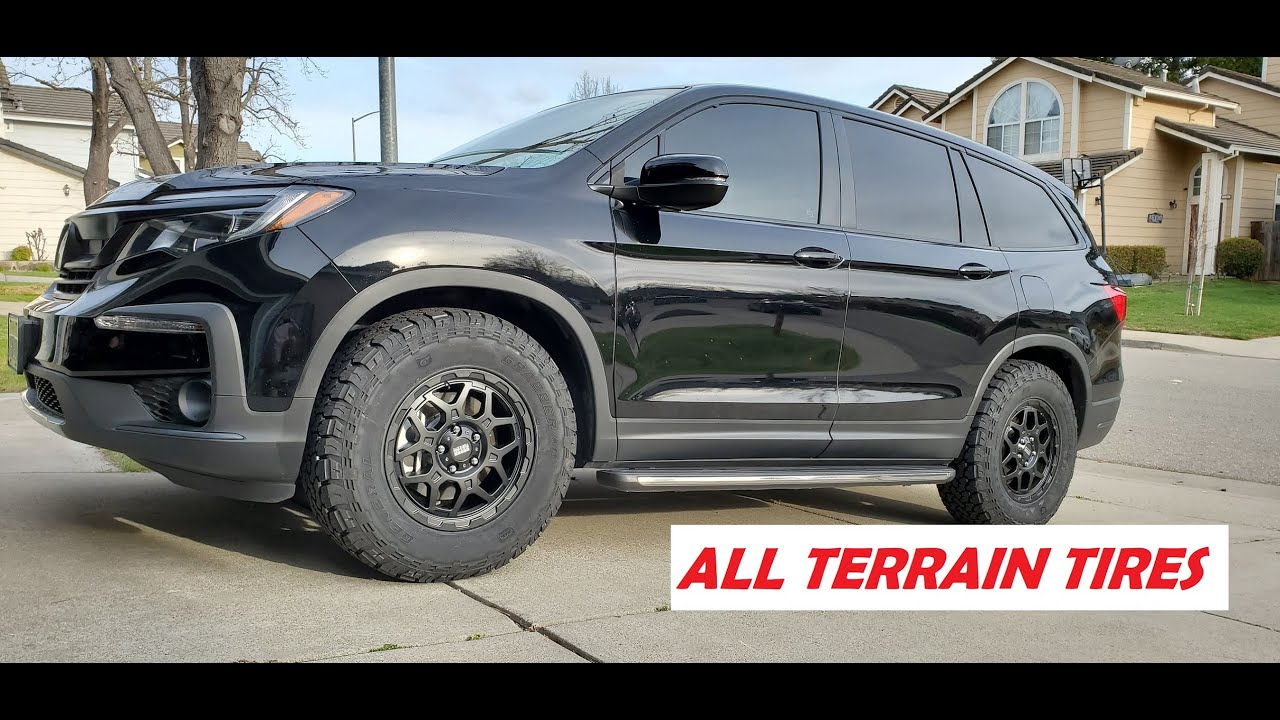 2019 Honda Pilot New Wheels All Terrain Tires 265 70 17 Youtube