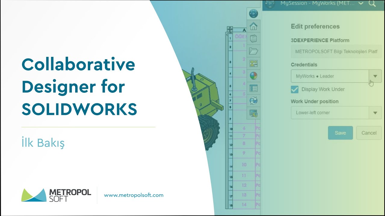 Collaborative Designer For Solidworks İlk Bakış Youtube