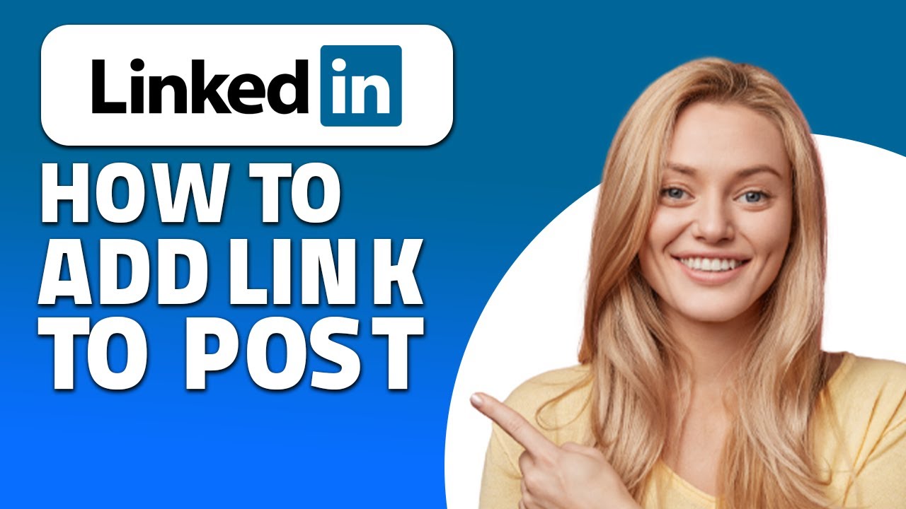 How To Add Link To Linkedin Post Quick Easy Youtube