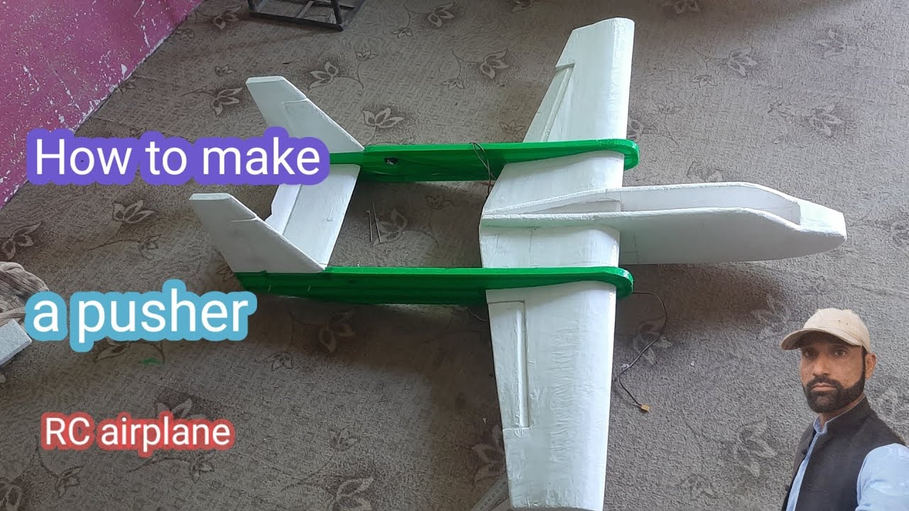 How To Make A Pusher Rc Airplane Youtube