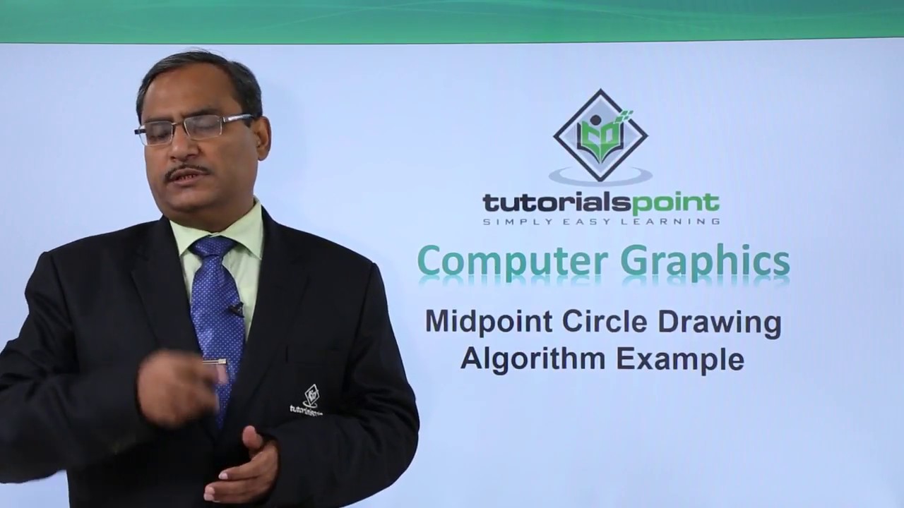 Midpoint Circle Drawing Algorithm Example Youtube