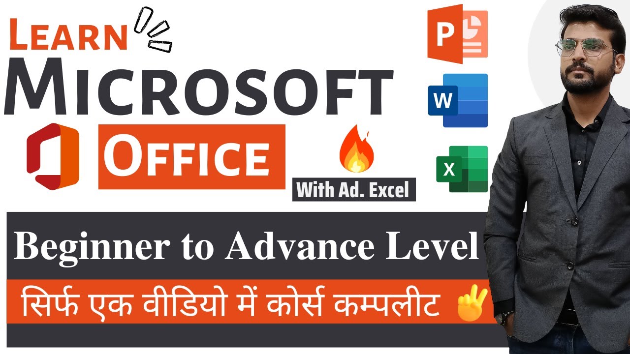 Complete Microsoft Office Tutorial For Beginners Word Excel Power