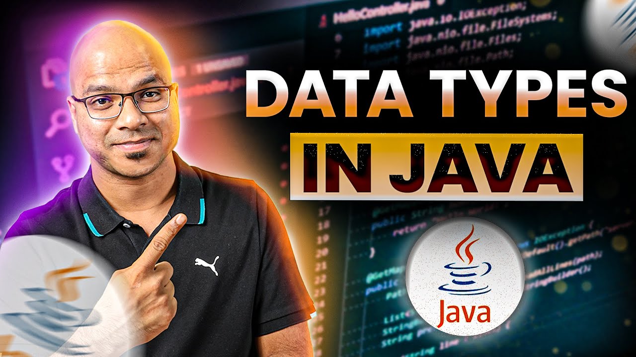 6 Data Types In Java Youtube