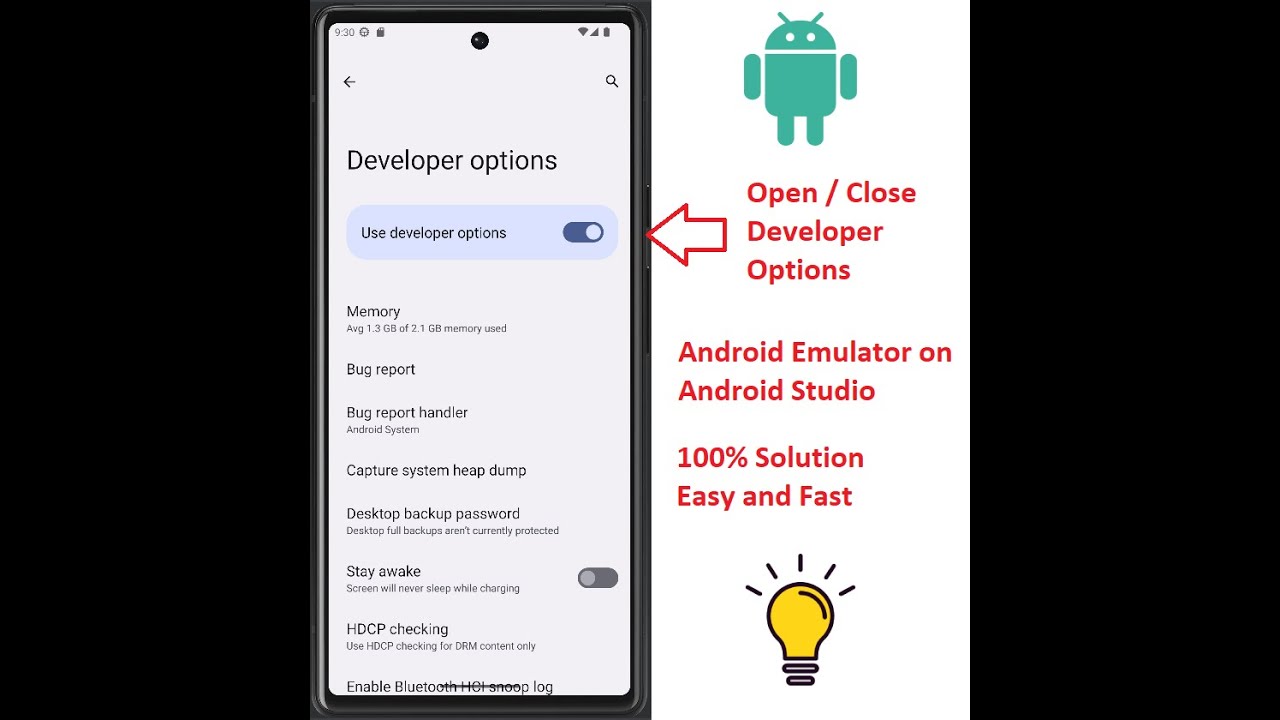 How To Enable Developer Options On Android Emulator Solved English