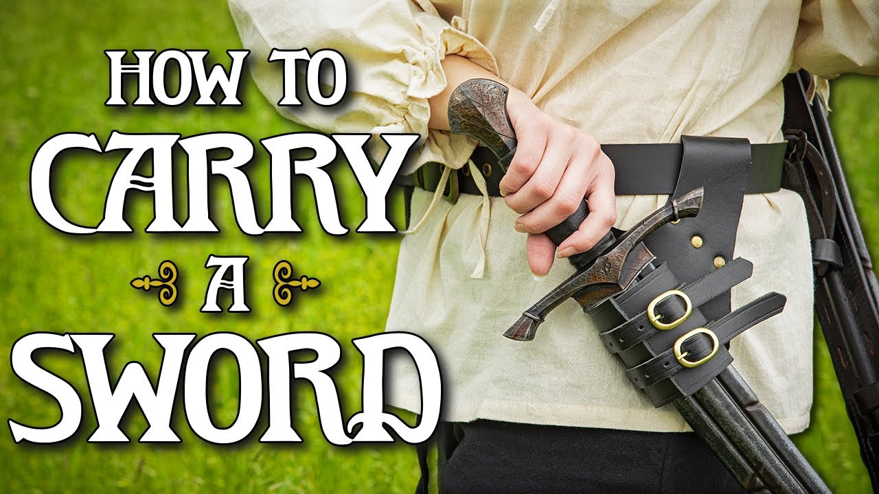 How To Carry A Sword With Medieval Collectibles Medieval Masterclass