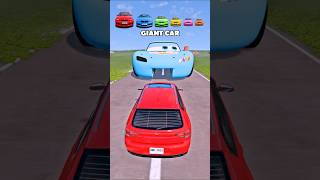 Big And Small Cars Vs Dinoco Mcqueen Beamng Drive Bng Car Chaos Mp3 ...