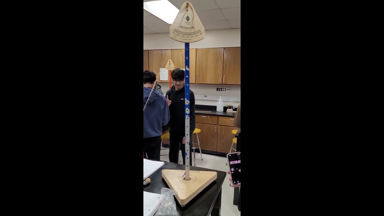 Physics Pendulum Lab Youtube