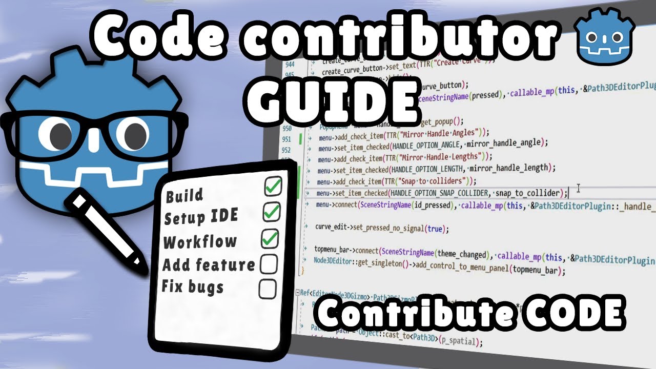 Godot Code Contributors Guide Build And Pr Workflow Youtube