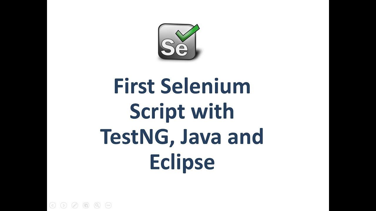 How To Write First Selenium Script With Java And Testng Youtube