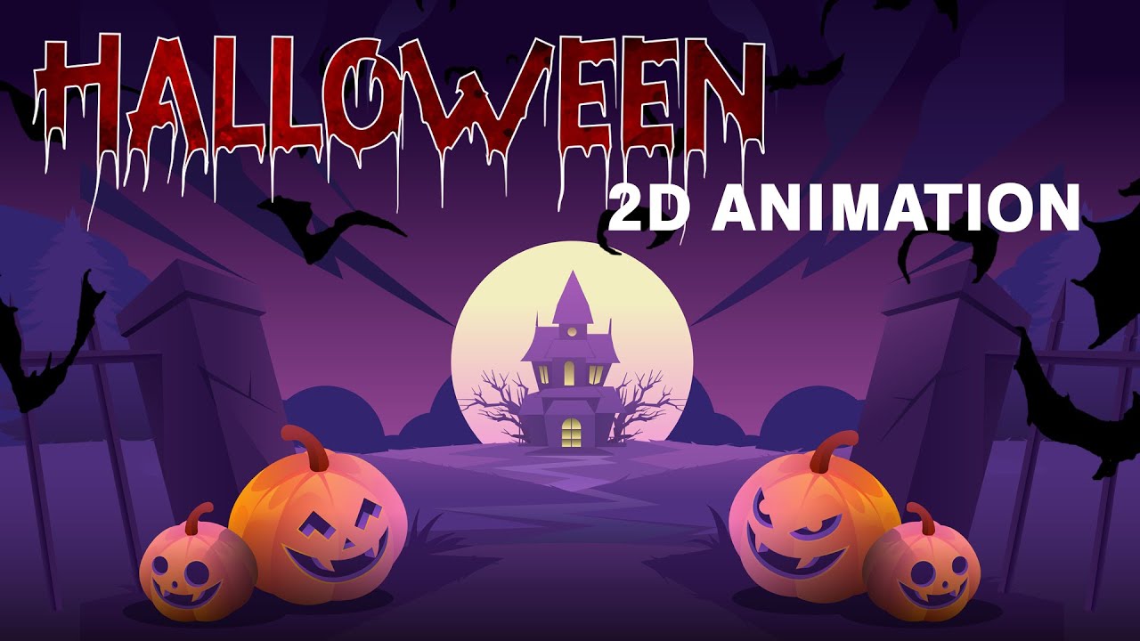 Halloween 2d Animation In Filmora Youtube