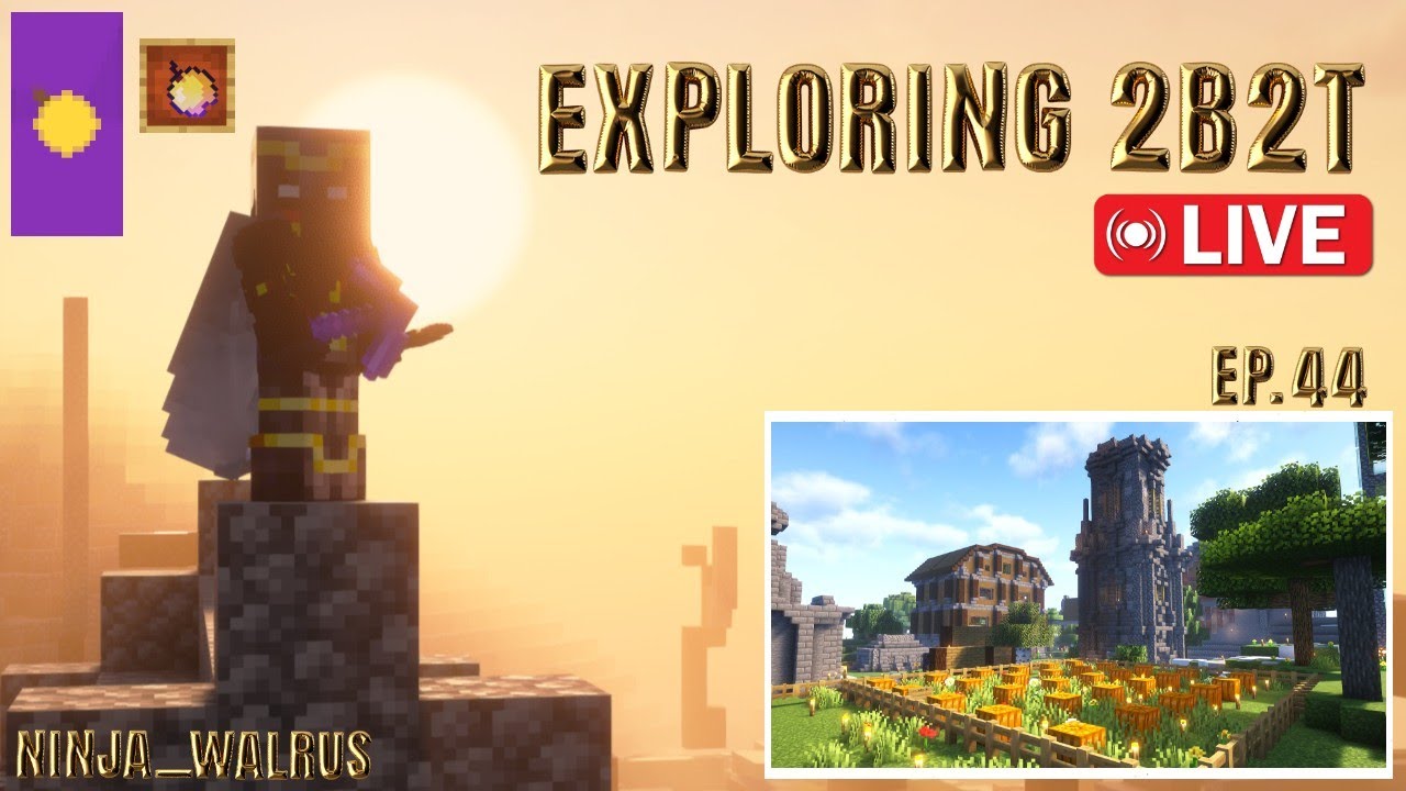 Exploring 2b2t Live Ep 44 Tour History Of A 2011 Base Youtube