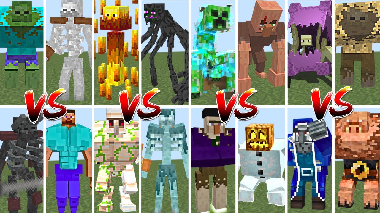 Mutants Tournament Minecraft Mob Battle Youtube