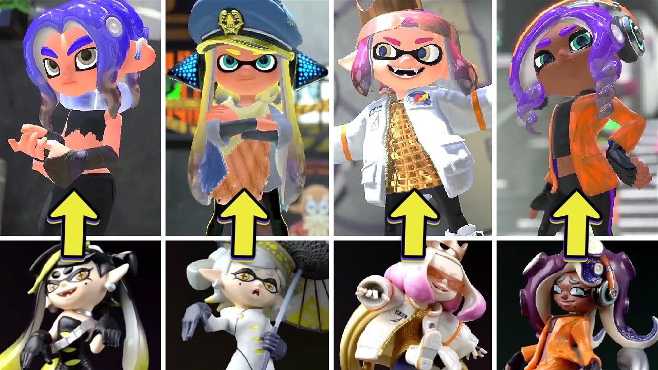 Splatoon 3 First Look New Amiibo Gear Features Trailer Pearl