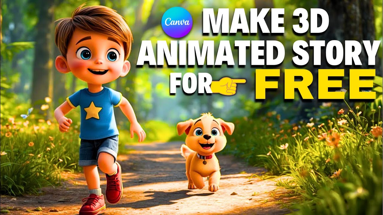 How To Make An Animated Video Using Canva And Ai Free Easy Youtube