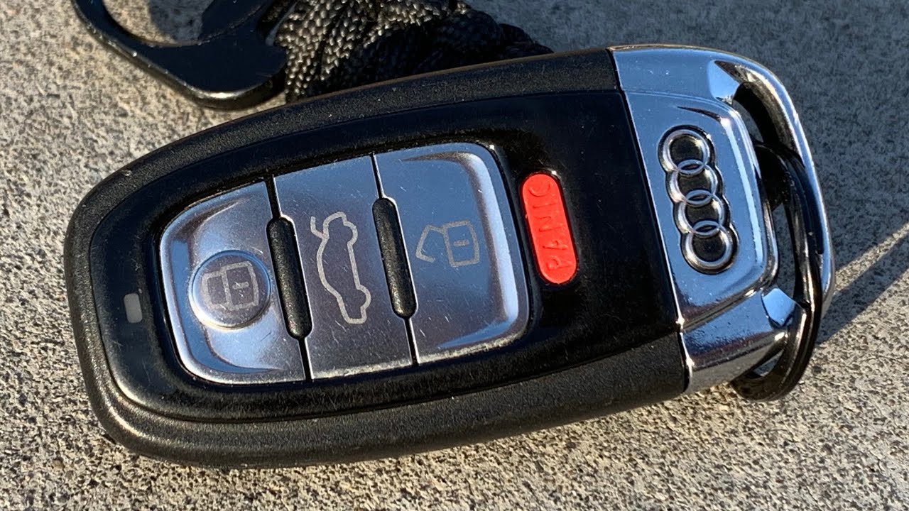Audi A7 Key Fob Battery Replacement Youtube
