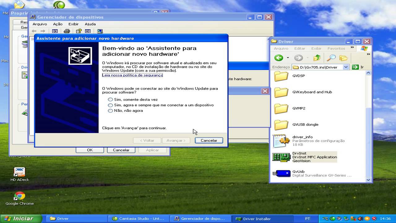 3 Instalando Driver Da Placa Geovision Youtube