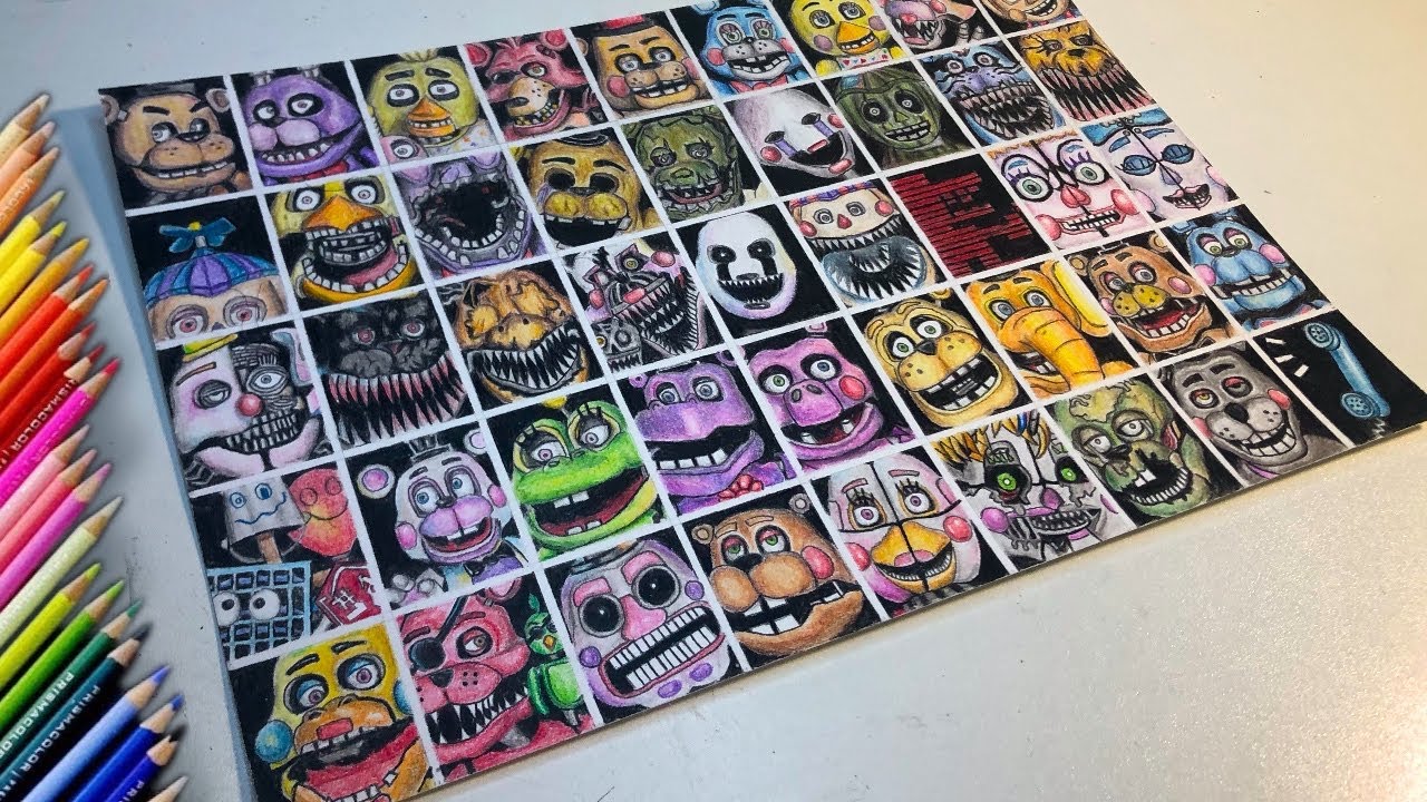 Drawing Ucn Poster Fnaf Youtube
